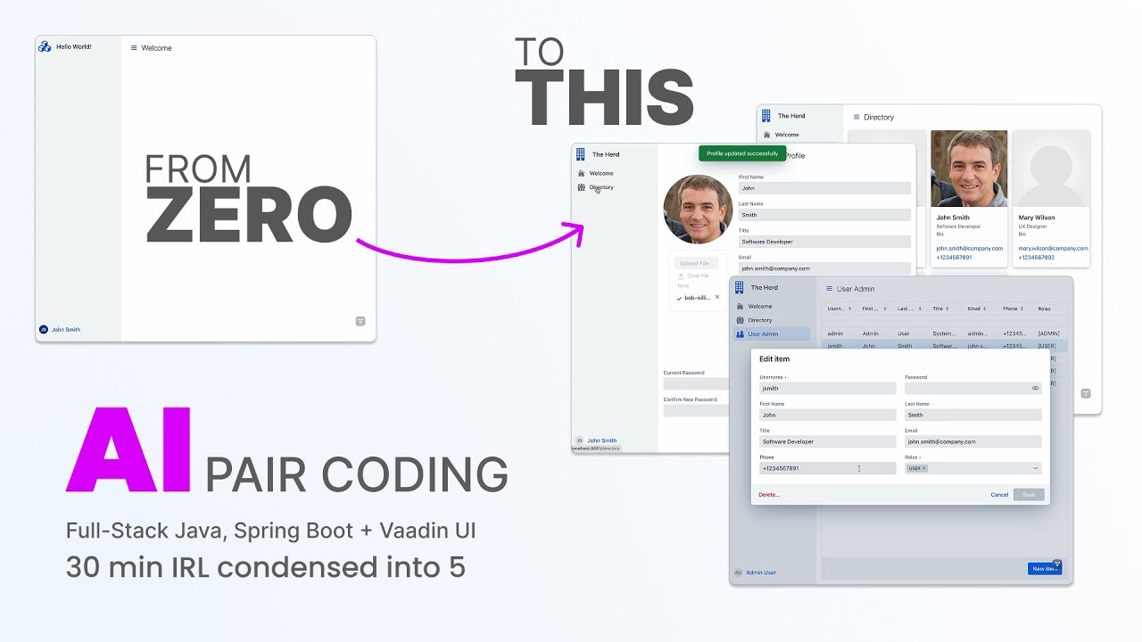 Vibe Coding with Java: Vaadin Copilot AI Pair Coder Prototype
