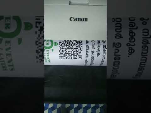 A2 paper printing  and auto cutting  canon printer