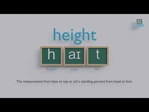How to pronounce height ?