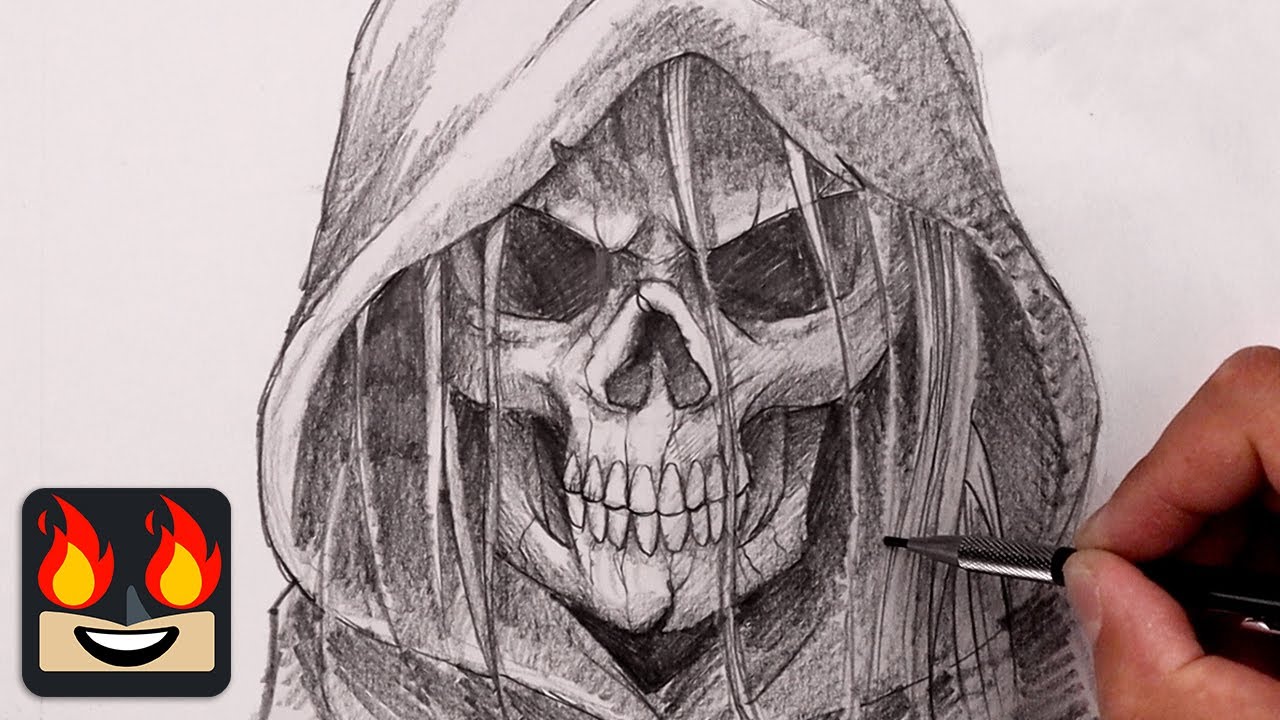 How To Draw the Grim Reaper | Sketch Tutorial