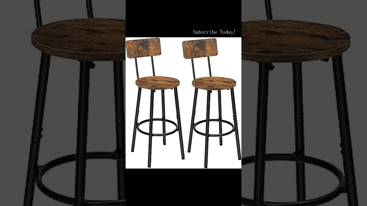 Sawyer Wood & Metal Bar Stool (Brown) - Progressive Furniture - Home Kitchen