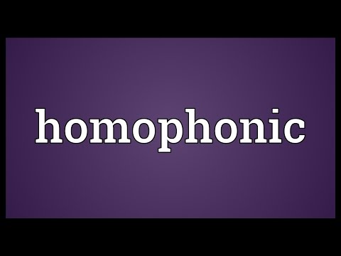 Homophonic Meaning