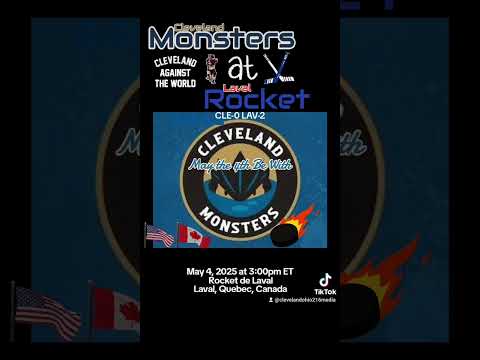 Cleveland Monsters at Laval Rocket AHL Hockey Playoff Game 3 Today Live Sports #hockey #today #win