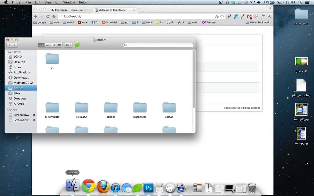 CodeIgniter from scratch - Part 1 - Getting Started