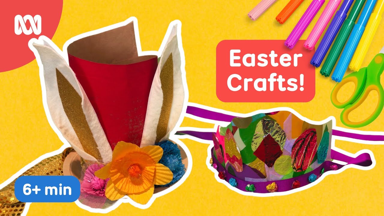 Making Easter Hats 🐰🎩  | ABC Kids Cozy Crafts