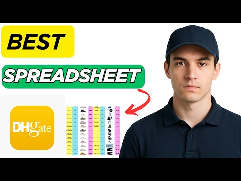 Best DHGate Spreadsheet 2025 π | Track Orders, Profits & Suppliers Easily π