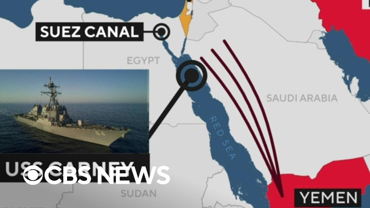 U.S. Navy warship intercepts missiles, drones launched from Yemen