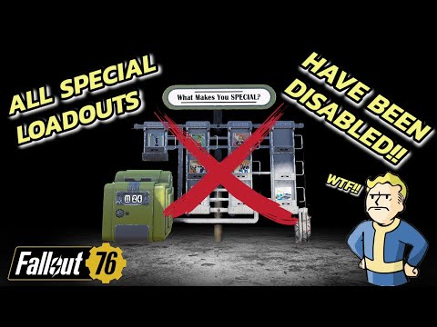 Fallout 76 - All S.P.E.C.I.A.L's Have Been Disabled!! What Is Going On?!