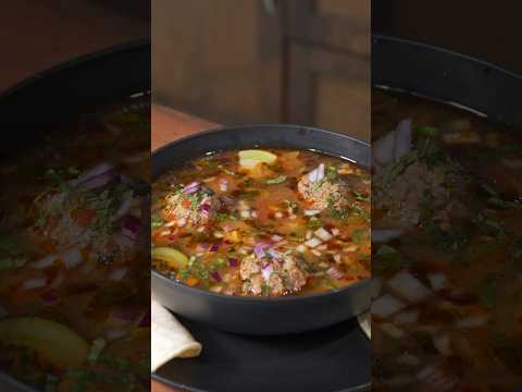 My New Favorite Soup? | Albondigas Soup Recipe #shorts