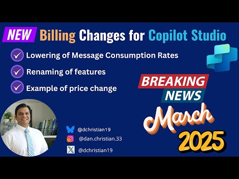 New Billing Changes for Copilot Studio