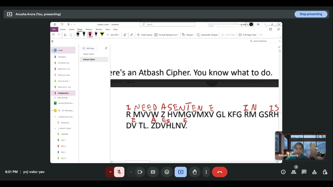 Atbash Cipher - Codebusters - Science Olympiad