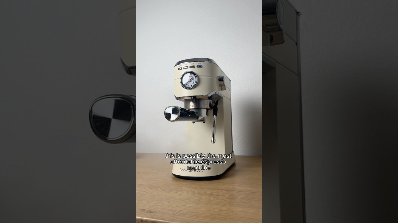 Budget Espresso Machines are getting really good… #casabrewspartner