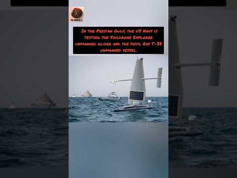 🇺🇸 US Navy is testing the Saildrone Explorer unmanned glider and the Devil Ray T-38 unmanned vessel.