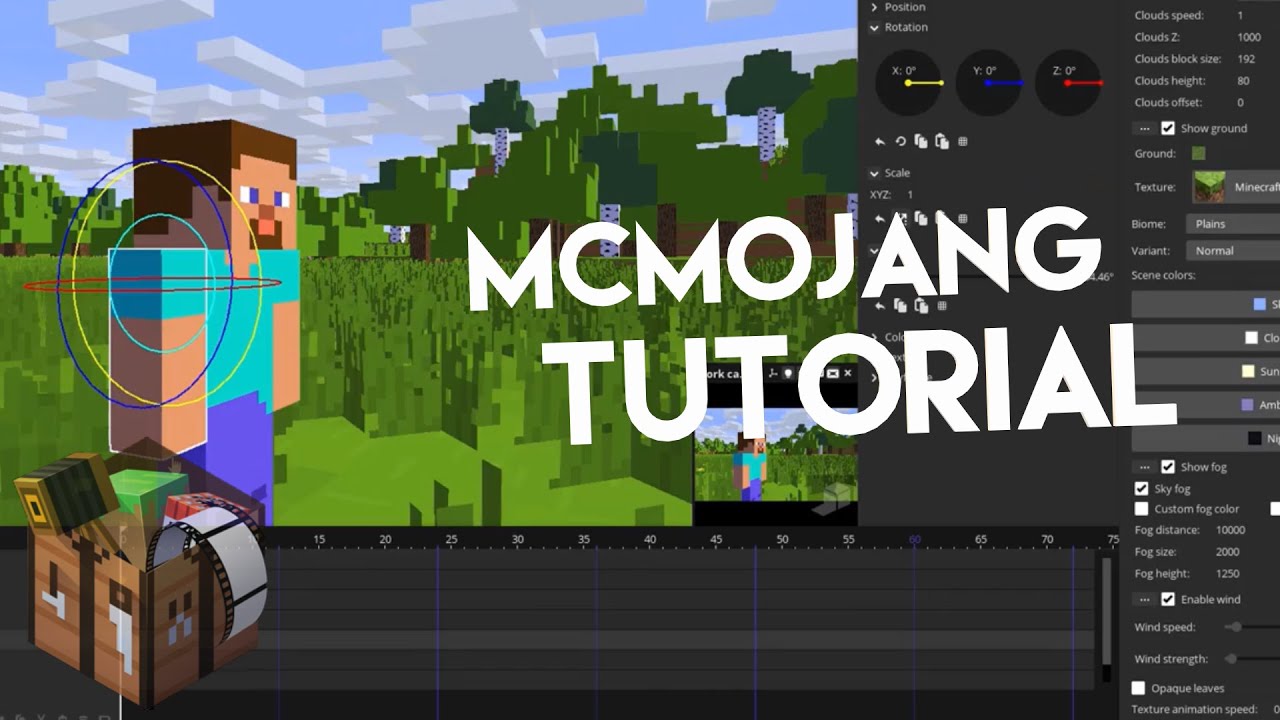Mine-Imator Tutorial - How to make McMojang-styled animations