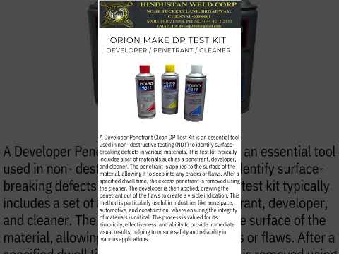 Dye Penetrant Inspection Kit - Dye Penetrant Testing Kit Latest Price ...