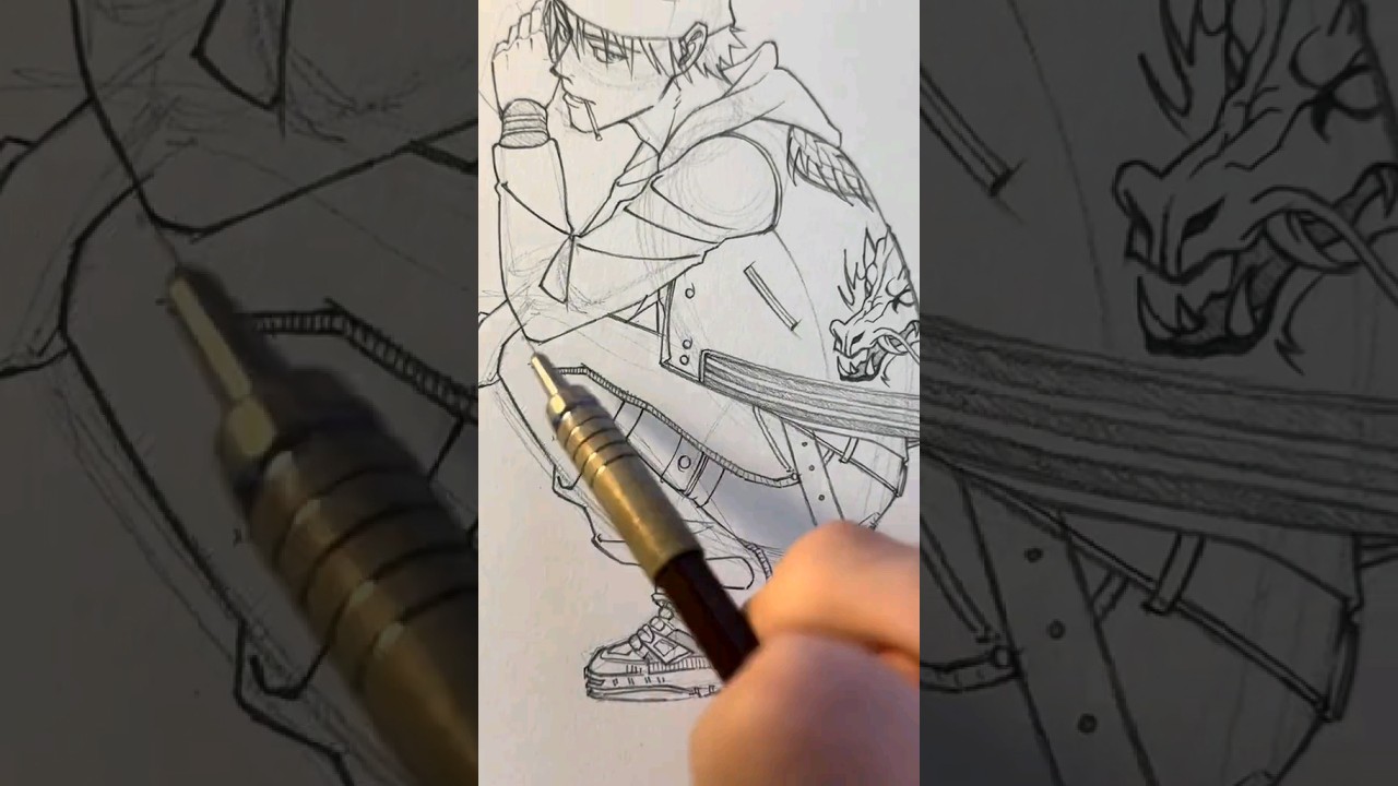 Jmarron is drawing OG character for his upcoming possible manga. 😲