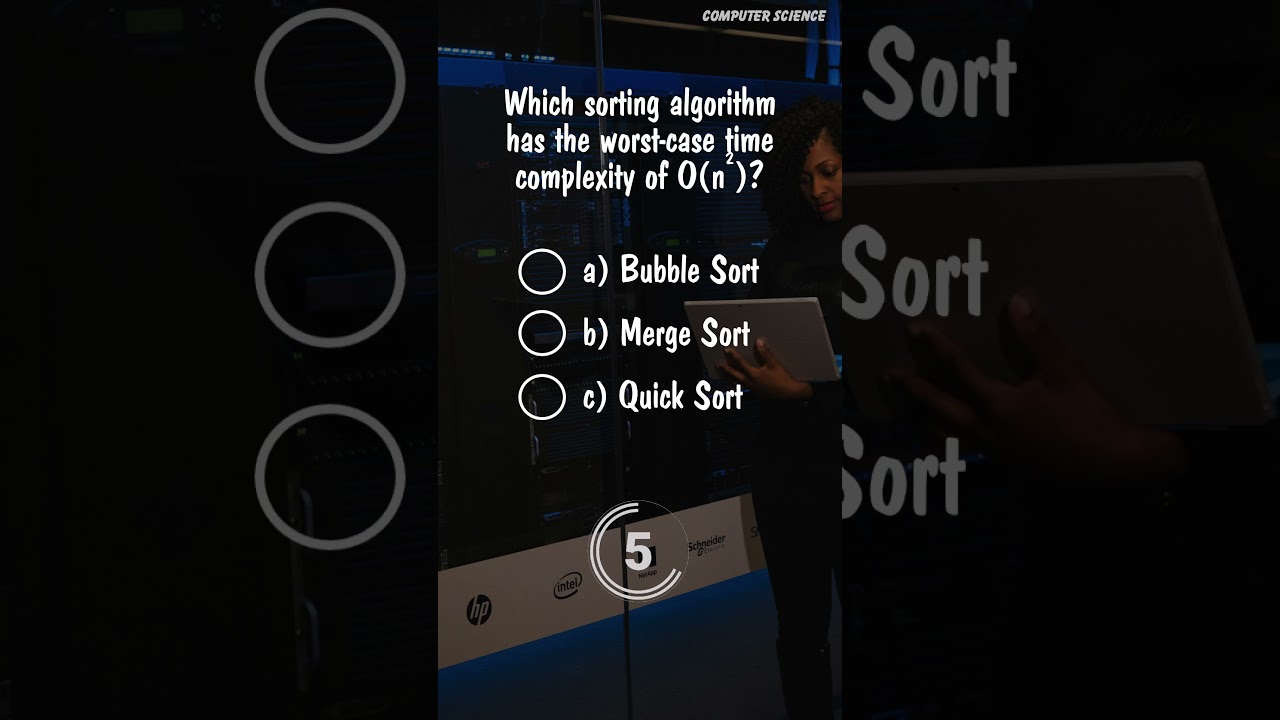 Ever Heard of Sorting Algorithms? 💻 | MCQ 06 | Computer Science W1