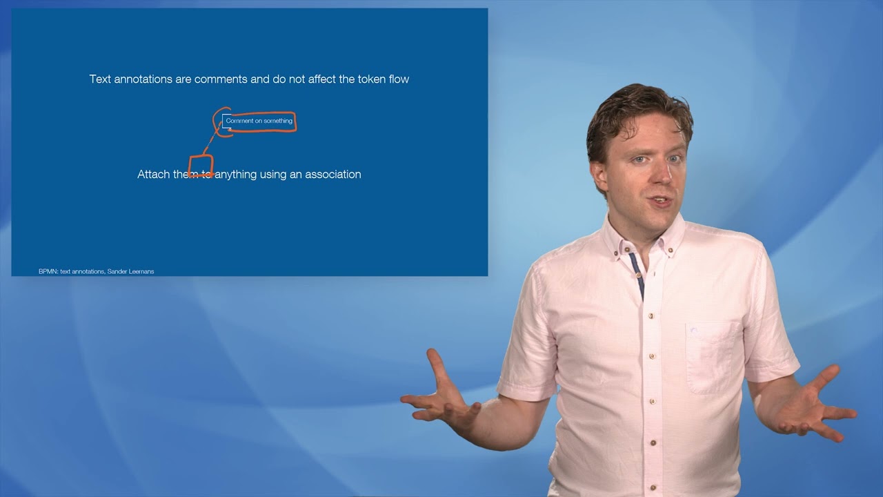 A course on BPMN - 20 - text annotations