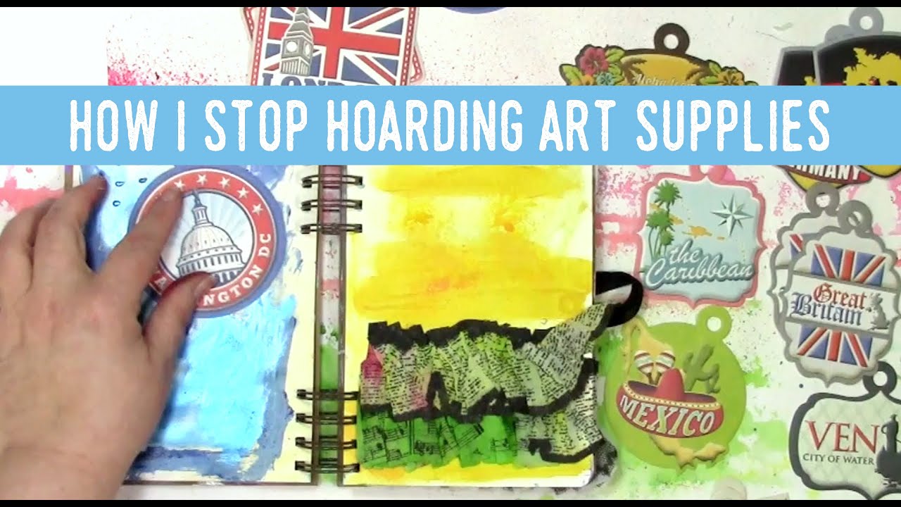 How to stop hoarding art supplies