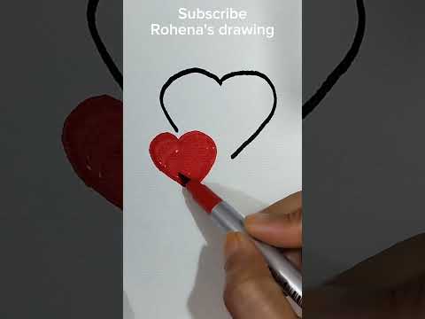 draw love symbol easy #shorts #shortvideo #symbols #love