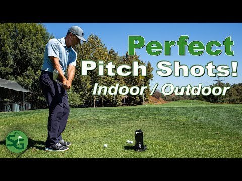 How to Hit Golf Pitch Shots Indoor or Outdoor with Precision | Mr. Short Game