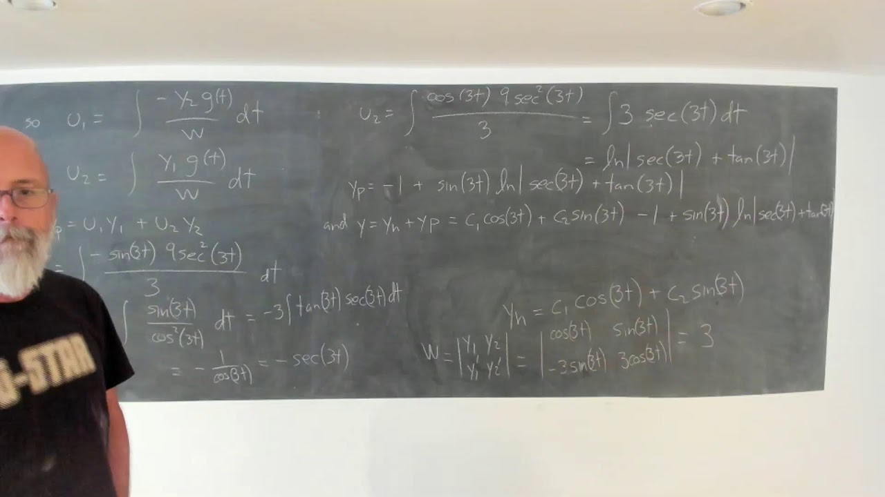 math 263 Variation of Parameters