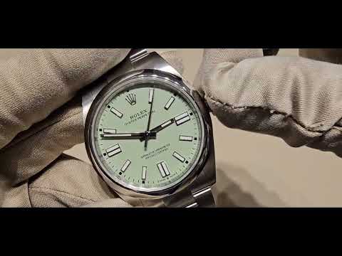 NEW Rolex Oyster Perpetual 41 with a pistachio-green dial ref. m134300-0006