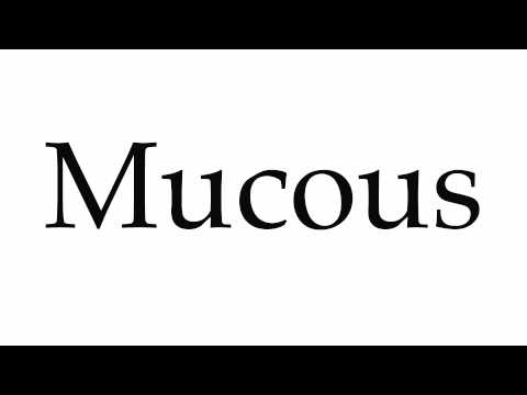 How to Pronounce Mucous