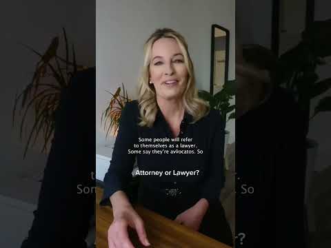 Is an attorney different than a lawyer?