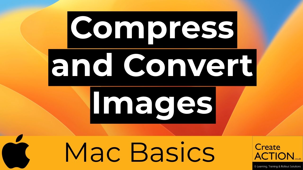 Convert and compress images on a Mac
