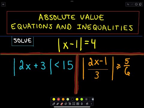 Solving Linear Absolute Value Equations and Inequalities – krusawed