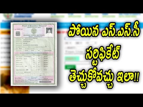 How to Get Back Lost SSC Certificate.