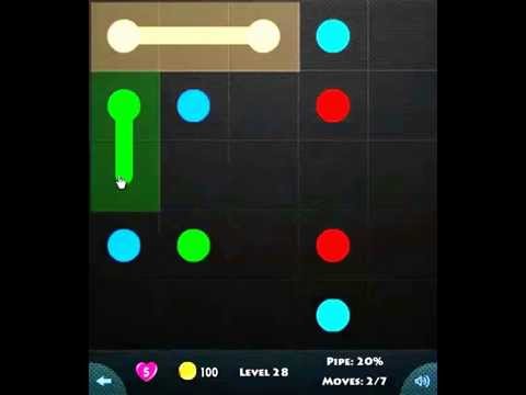 FLOW GAME ON FACEBOOK - LEVEL 28 BEGINNERS PACK