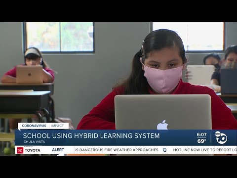 South Bay school uses hybrid learning system for in-class instruction