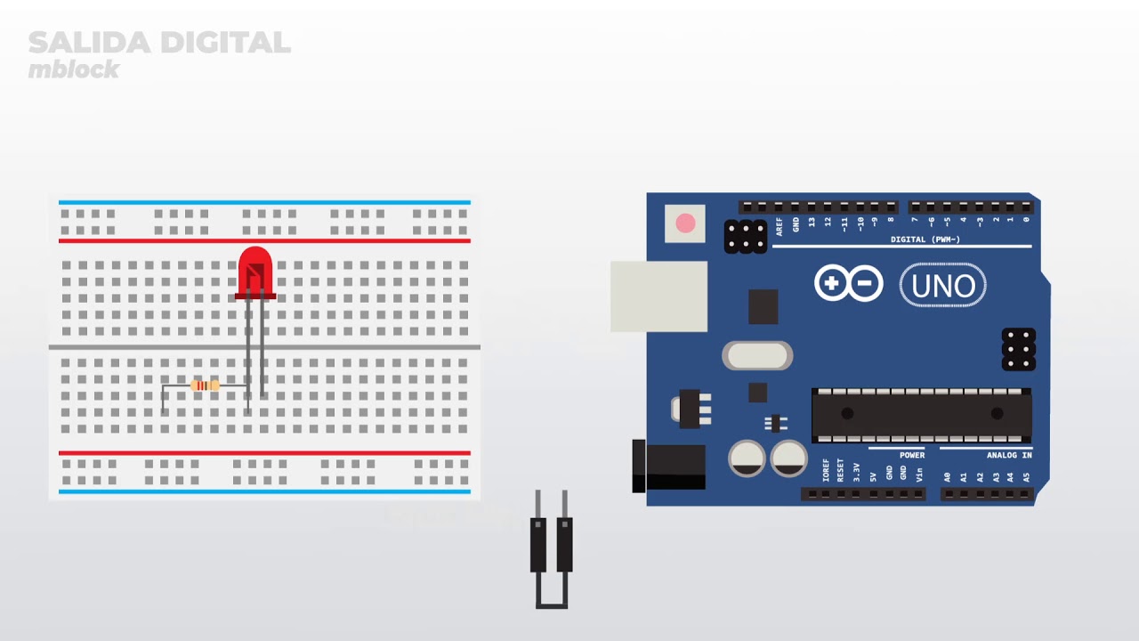 digital write mblock - Arduino y Led parpadea