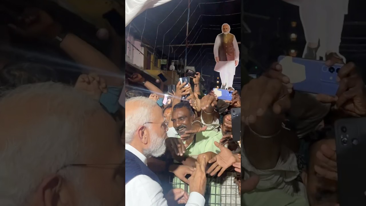 A sea of support for NDA at PM Modi’s roadshow in Thiruvananthapuram