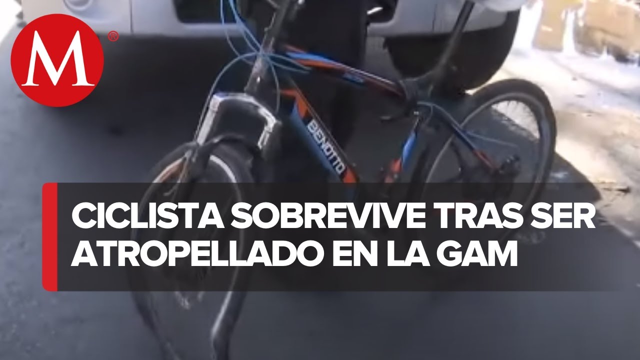 Camión de volteo atropella a ciclista en CDMX