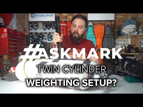 Twin Cylinder Scuba Weight Setup? #scuba #askmark @dariuszcudera7293