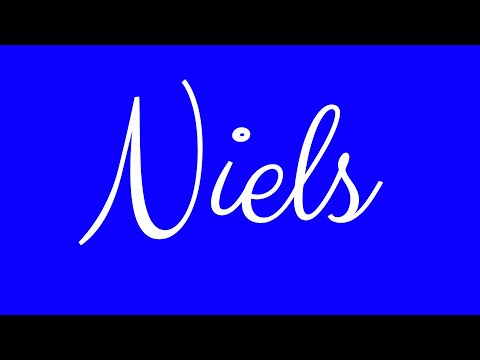 Learn how to Sign the Name Niels Stylishly in Cursive Writing