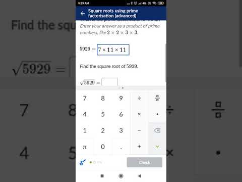 Square roots using prime factorisation (advanced)