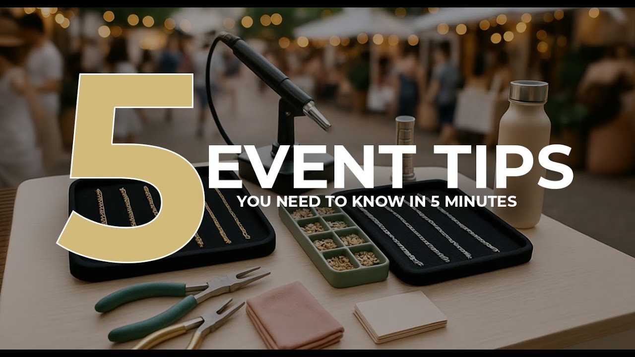 5 Tips in 5 Minutes: Grow Your Permanent Jewelry Business Event Tips