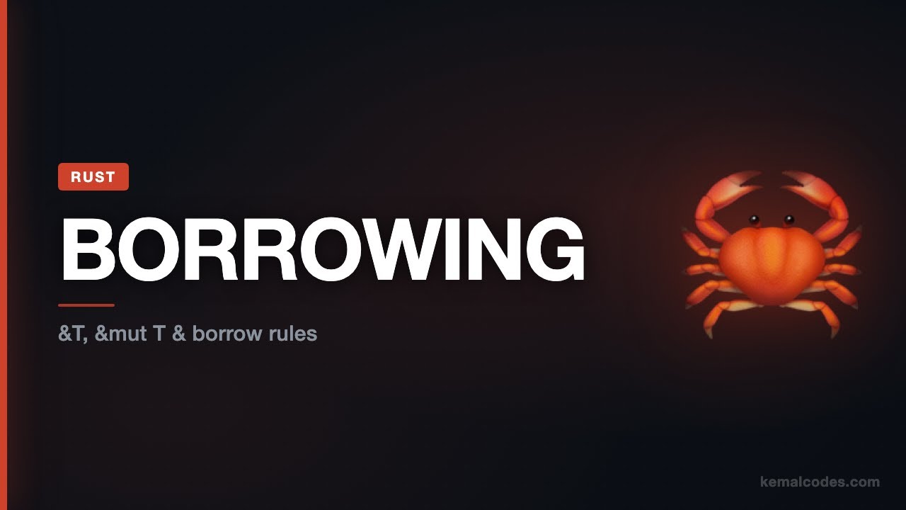 Rust Borrowing & References — Immutable, Mutable & Rules