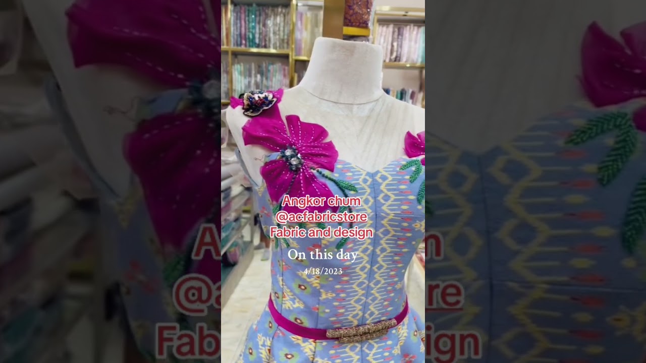 Handmade silk organza flowers with bead