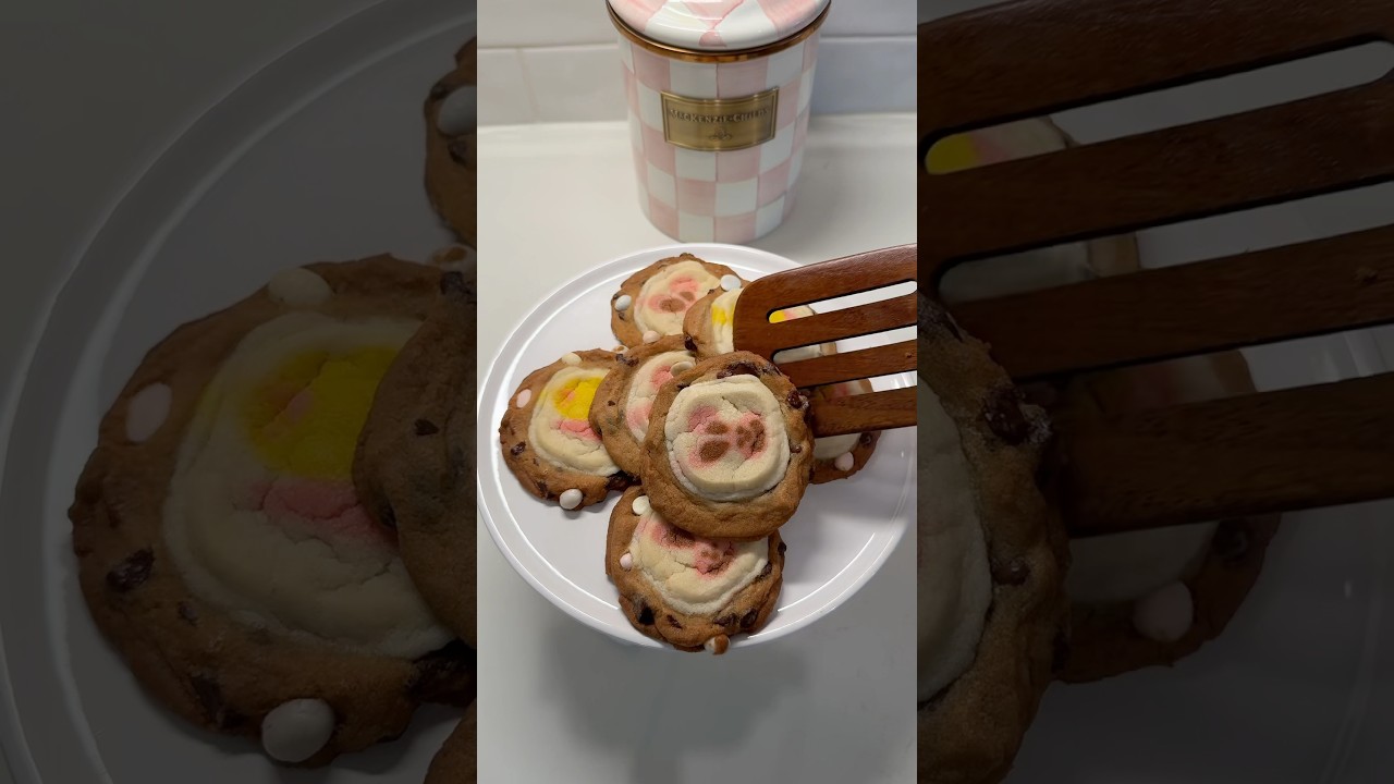 spring cookies! 🌸🍪 #asmr #baking #aesthetic #spring #easter #cookies
