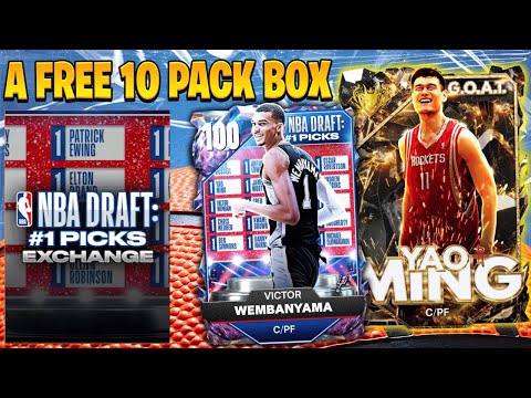 Get The FREE 10 Pack Box For GOAT Yao Ming in NBA2K25 MyTeam