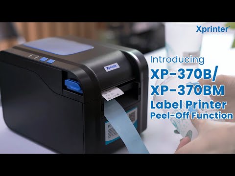 Xprinter Thermal Label Printer XP-370B/370BM with Peel-off Function for Using Labels immediately