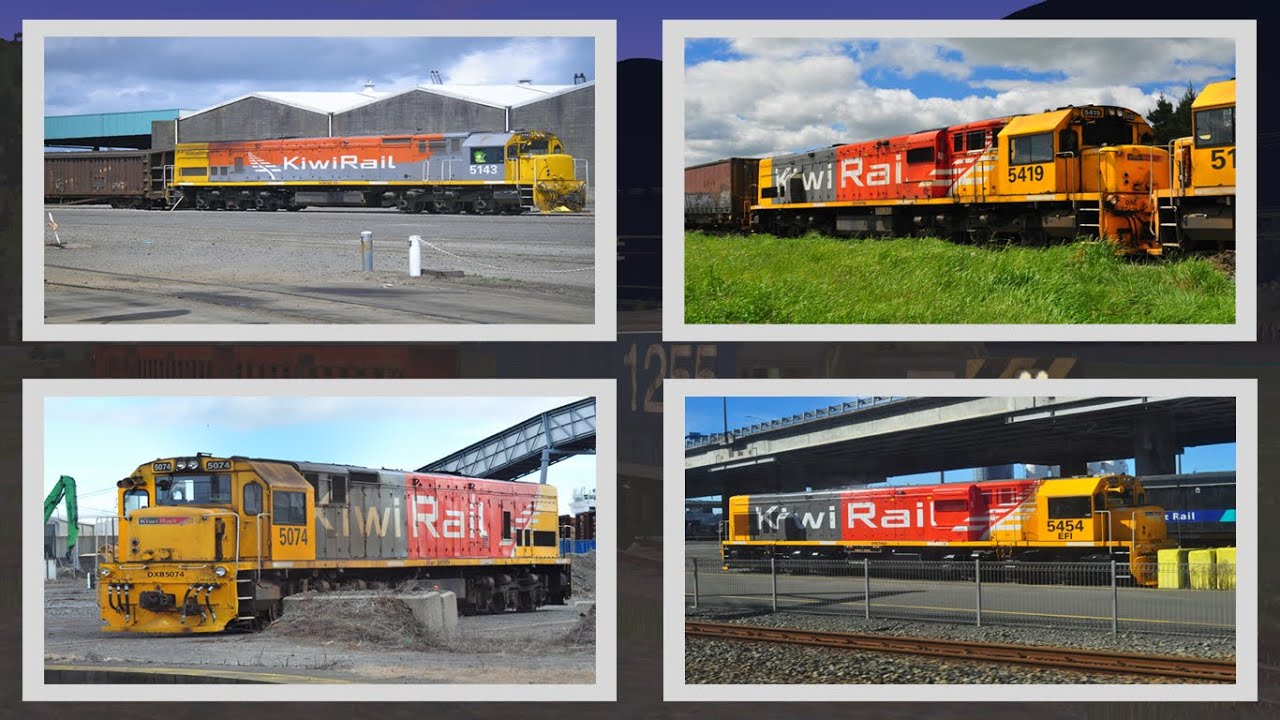 DX Locomotives in Action ~ w/ impressive GE 7FDL-12 engine sounds