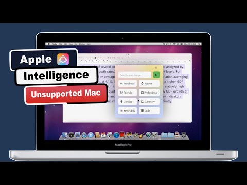 How to Install Apple Intelligence Writing Tools on Unsupported Mac 🔥🔥🔥 ( Old Mac )