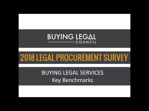 BLC | 2018 Legal Procurement Survey | Key Benchmarks: Spend & Savings | Video 5