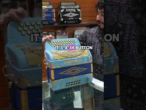 The Rey Del Norte Anacleto Accordion! We got 2 new blues! #accordion #hohner